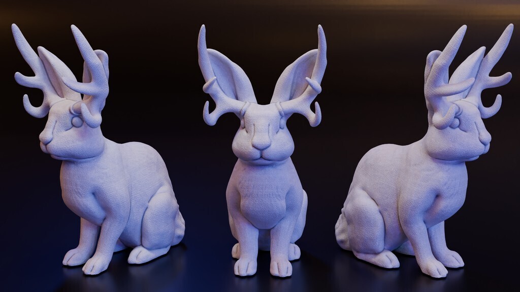 🎲 Jackalope (DND / TTRPG)・Free 3D File for ・Cults