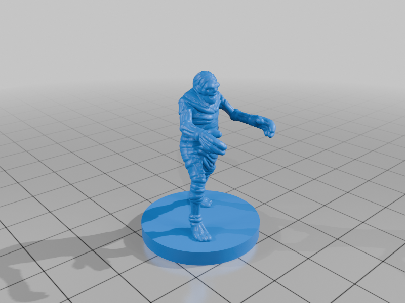 👻 Mummy #2 32mm (DND / TTRPG)・Free 3D File for ・Cults