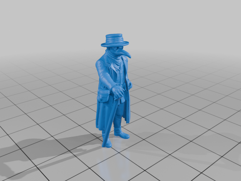 🩺 Cleric - Plague Doctor (DND / TTRPG)・Free STL File for 3D printing・Cults