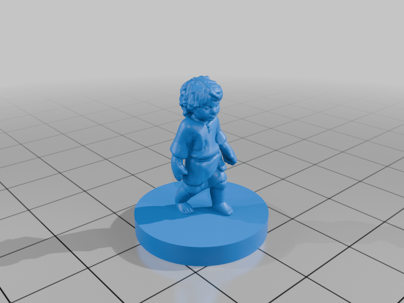 🧒 Child Boy NPC (DND / TTRPG)・Free 3D File for ・Cults
