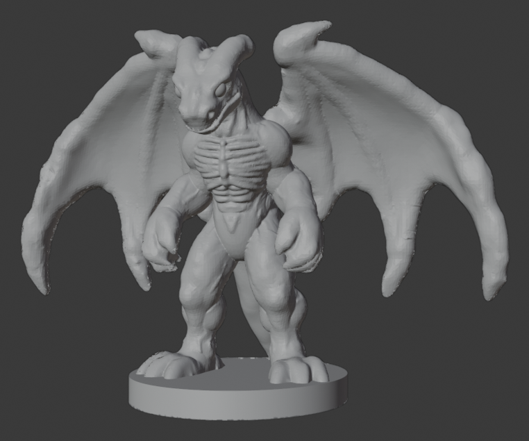 🐉 Kobold Winged, Dragon spawn (DND / TTRPG)・Free 3D File for ・Cults