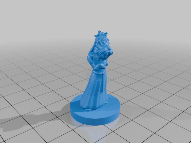 🐕 Mongrelfolk - Dog Girl - Gertruda - 20mm (DND / TTRPG)・Free 3D File ...