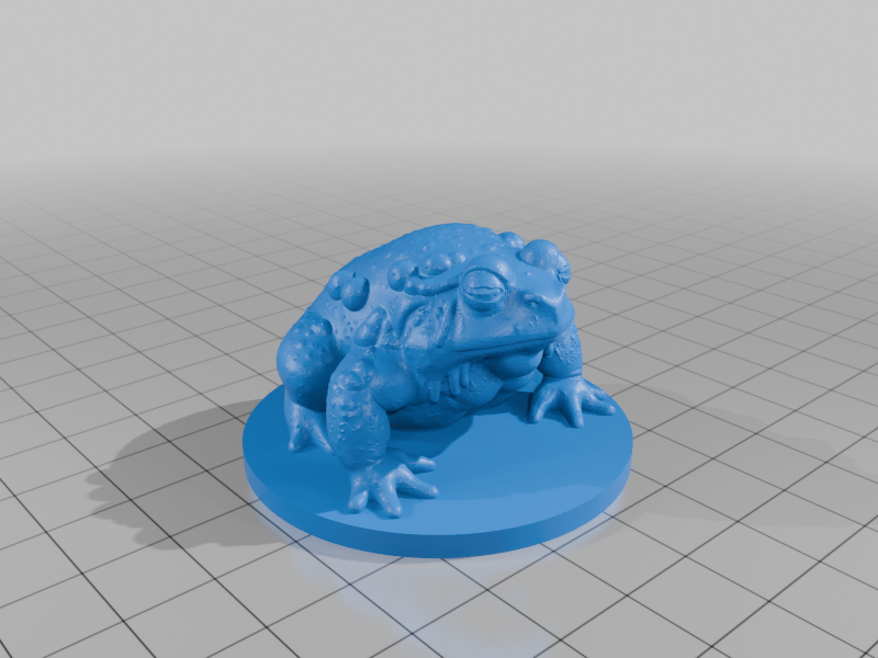 🐸 Giant Toad Collection (DND/TTRPG)・Free STL File for 3D printing・Cults