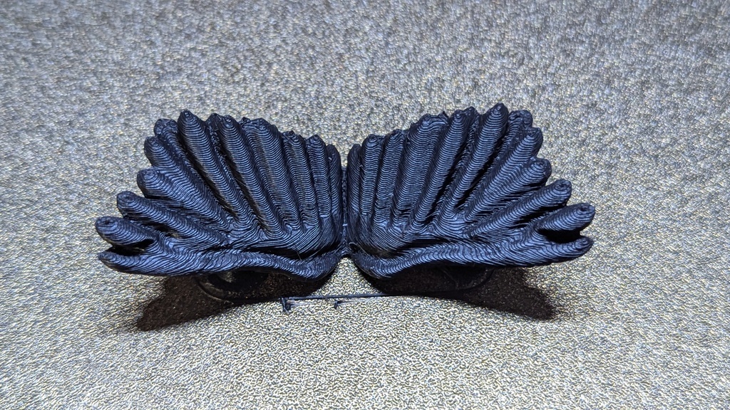 👼 Angel Wings, Miniature Accessory (DND / TTRPG)・Free 3D File for ・Cults