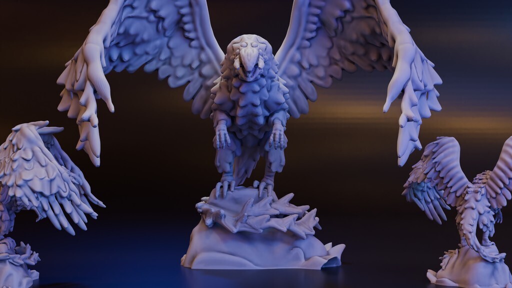 🐦 Ancient Deep Crow - Huge Monstrocity (DND / TTRPG)・Free 3D File for ...