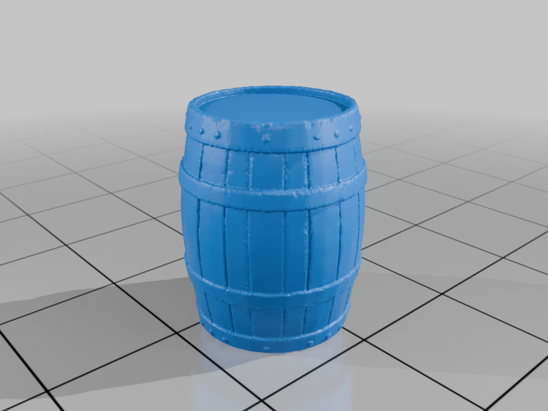 👽 Barrels - Terrain/Scatter - 17mm (DND / TTRPG)・Free 3D File for ・Cults