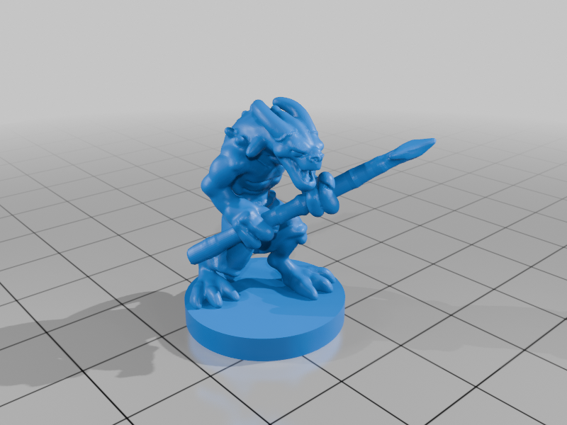 🎲 Kobold #4 25mm (DND / TTRPG)・Free 3D File for ・Cults