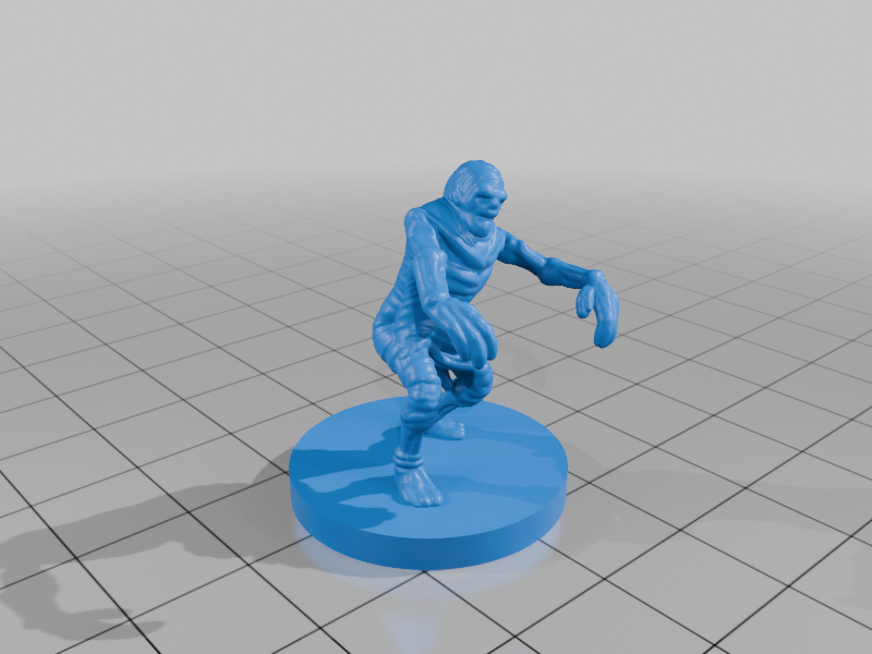 👻 Mummy #2 32mm (DND / TTRPG)・Free 3D File for ・Cults
