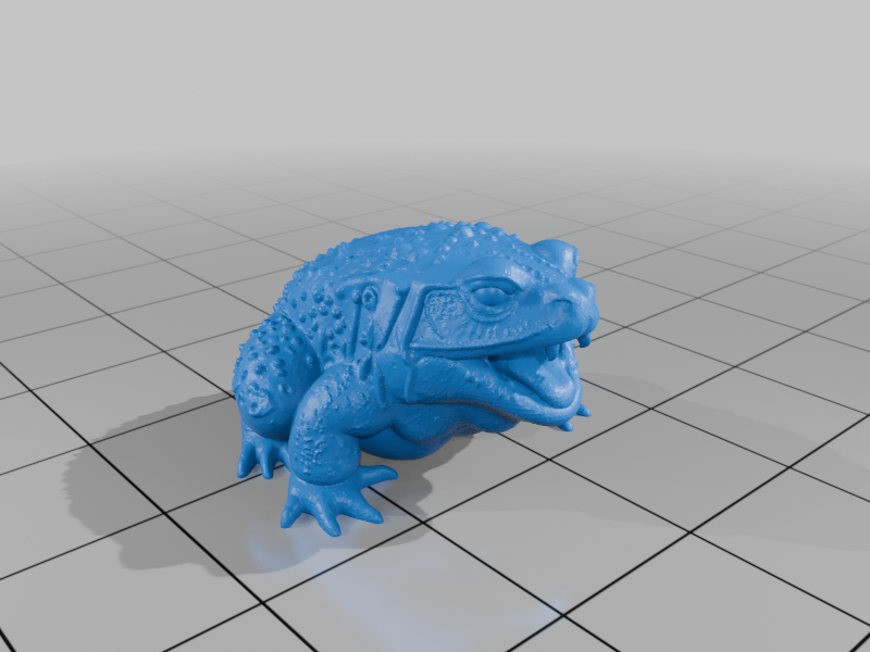🎲 Giant Fanged Toad 50mm & 25mm baseplates (DND / TTRPG)・Free 3D File ...