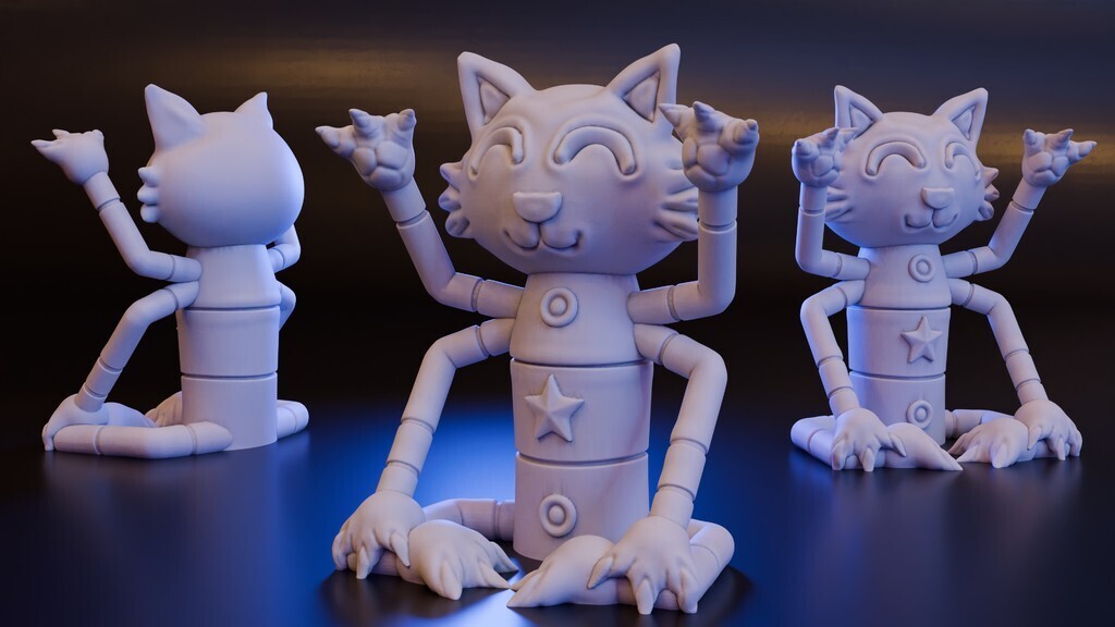 🎲 Meowdron - Large Construct (DND / TTRPG)・Free STL File for 3D ...