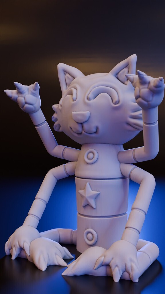 🎲 Meowdron - Large Construct (DND / TTRPG)・Free STL File for 3D ...