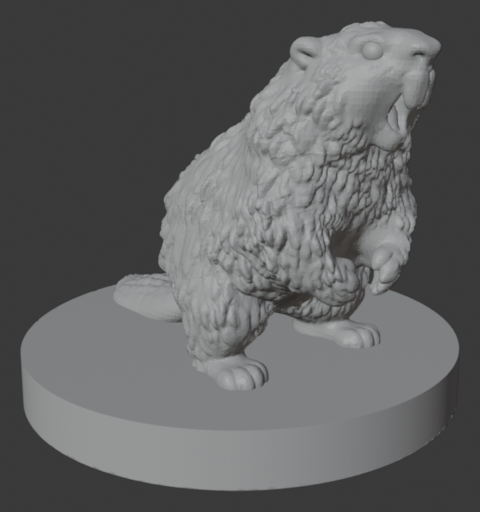 😡 Giant Angry Canadian Beaver 17mm & 25mm (DND / TTRPG)・Free 3D File ...