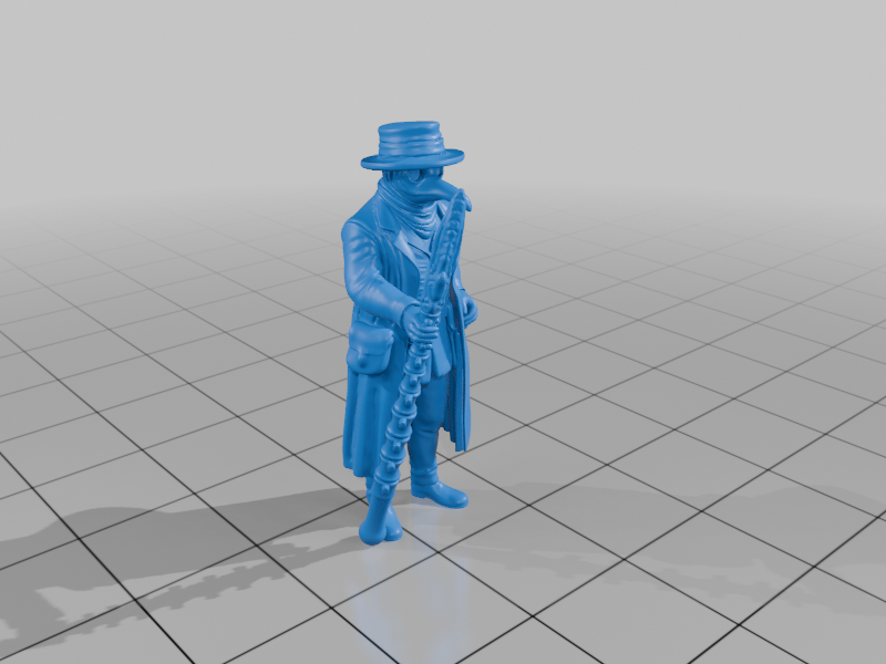 🩺 Cleric - Plague Doctor (DND / TTRPG)・Free STL File for 3D printing・Cults