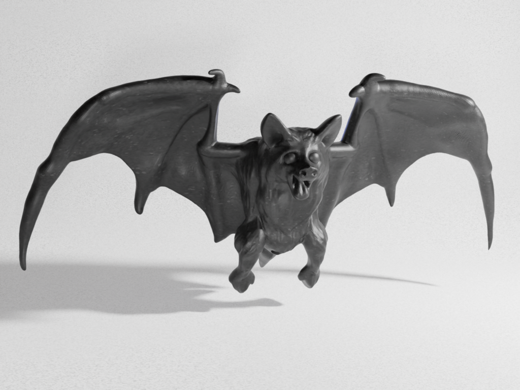 🦇 Giant Bat 50mm/25mm (DND / TTRPG)・Free 3D File for ・Cults