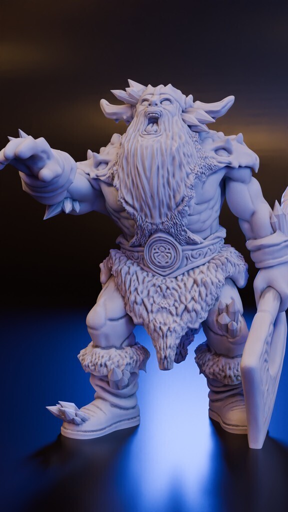 🧟 Frost Giant Zombie - Huge Giant (DND / TTRPG)・Free STL File for 3D ...