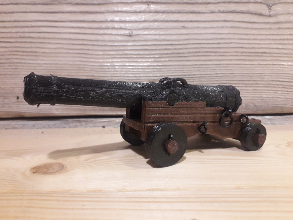 💷 naval 24 pound gun・Free 3D File for ・Cults