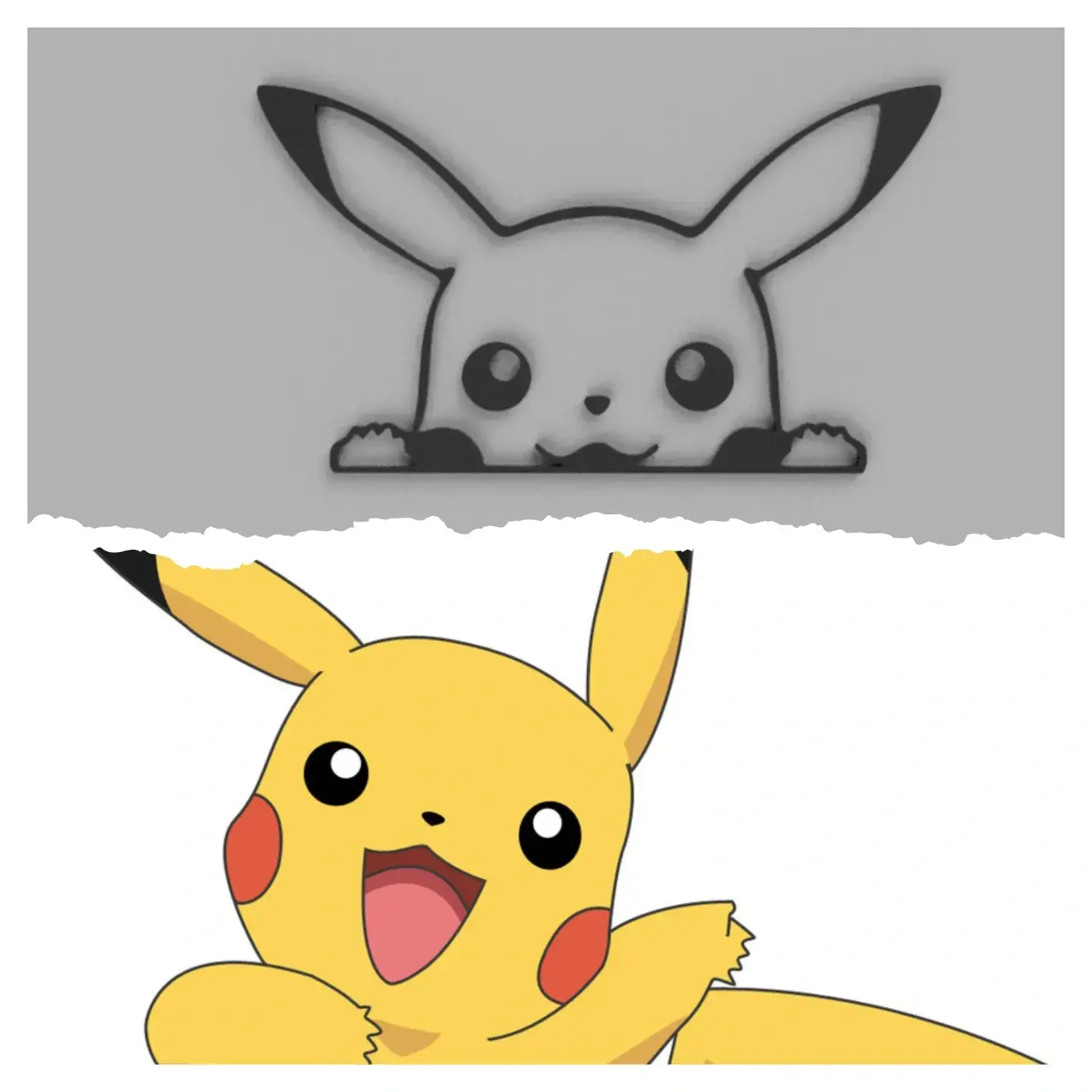 Archivo 3D PIKACHU ARTE MURAL 🐉 ・Objeto imprimible en 3D para descargar ...