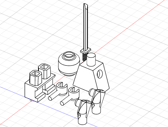 Free 3D file Muscular Lego Kid With Samurai Sword Set - Lego ...