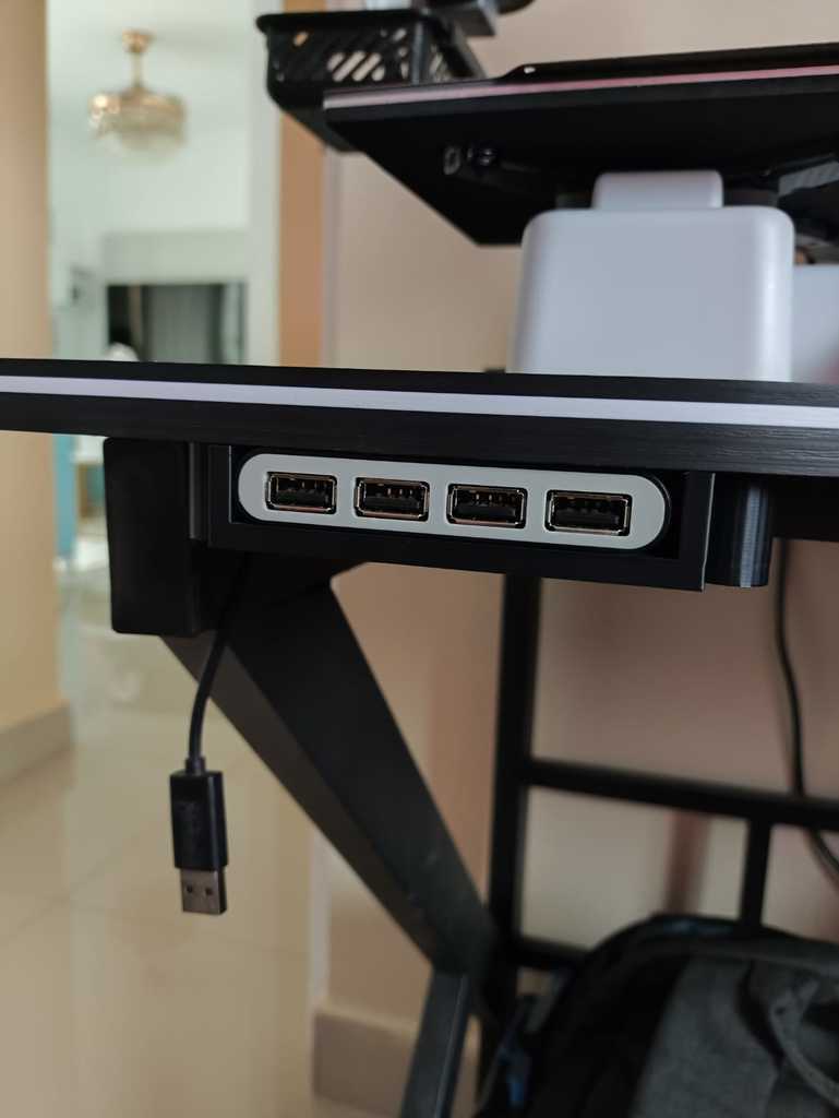 Free 3D file Soporte para HUB USB 💾 ・Design to download and 3D print・Cults