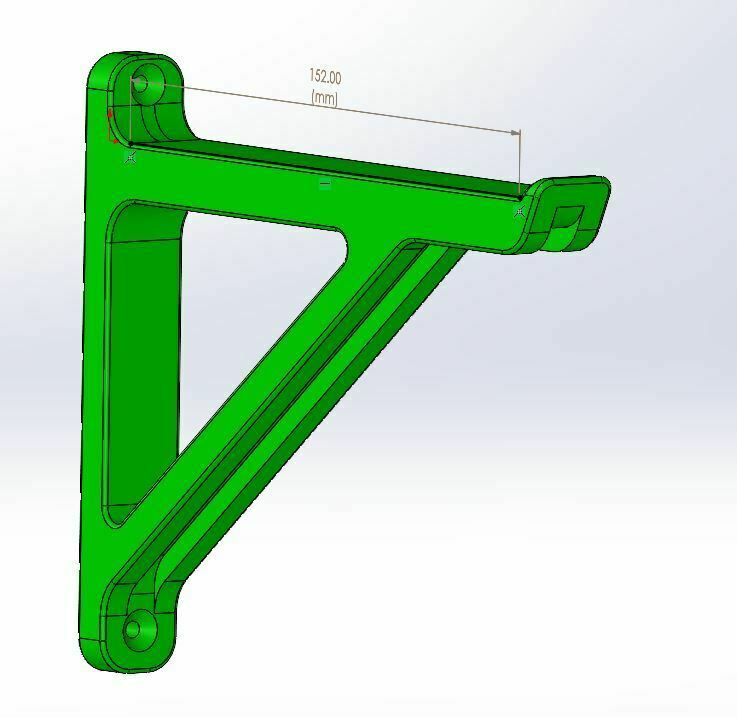 STL file shelf bracket | 104 🌿・3D printer model to download・Cults
