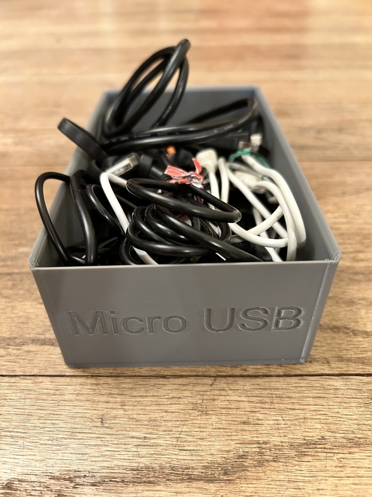 Free 3D file Box for Micro USBs 📦・Model to download and 3D print・Cults
