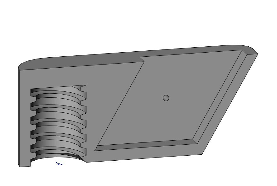 Free 3D file ACME Thread Broom Handle or Extension Pole Mount for ...