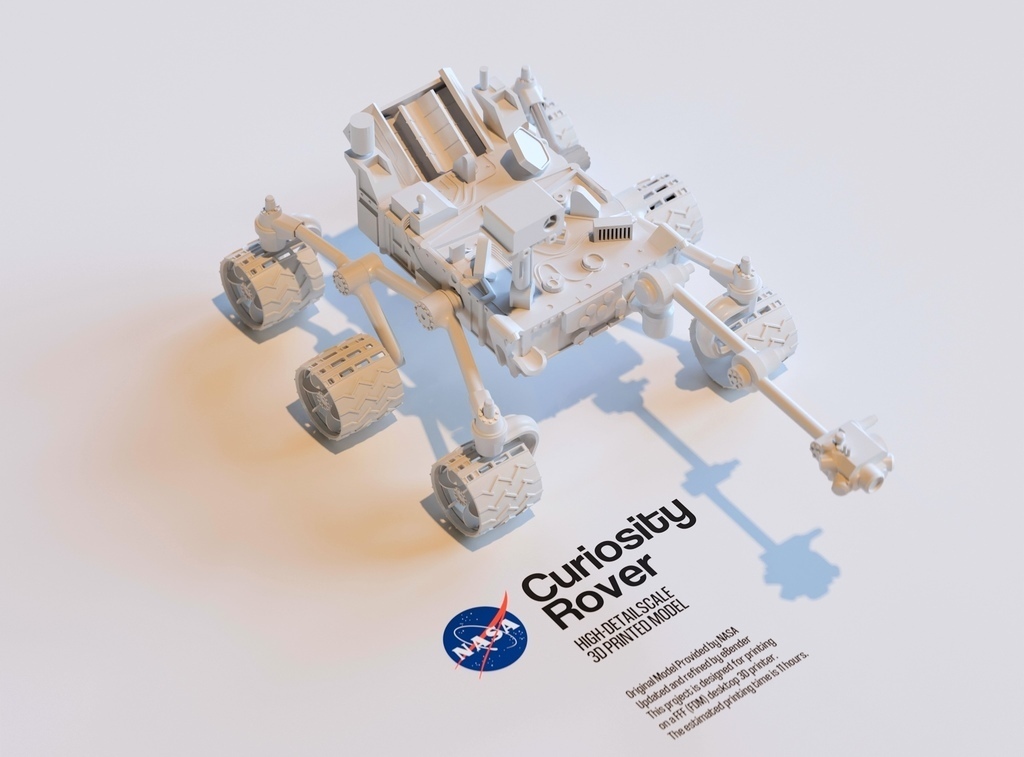 Free 3D file Mars Rover: Curiosity (Articulated) 🧪・3D printing model to ...