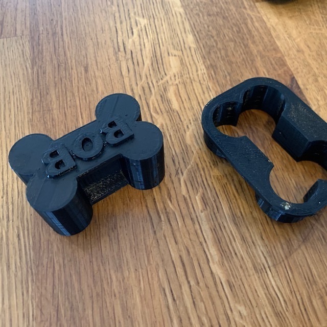 Free 3D file brock dog bone cookie cutter with press 🐕 ・3D printing ...