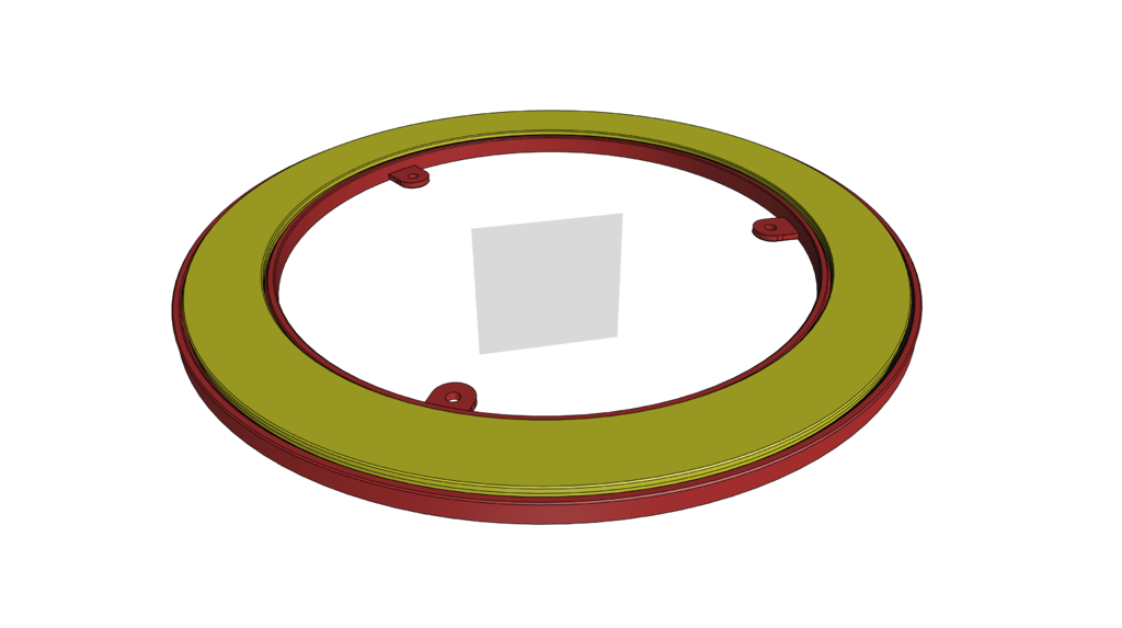 🔪 Lazy Susan Mechanism 2.0 (Conical Bearings) 230mm OD・Free 3D File for ...