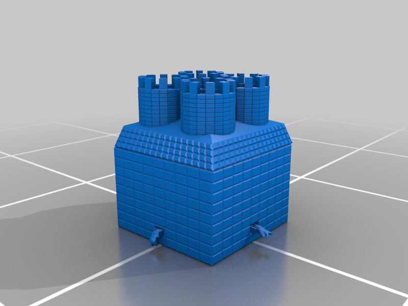 Free 3D file Flying castle dnd mini 🏰・3D printer design to download・Cults