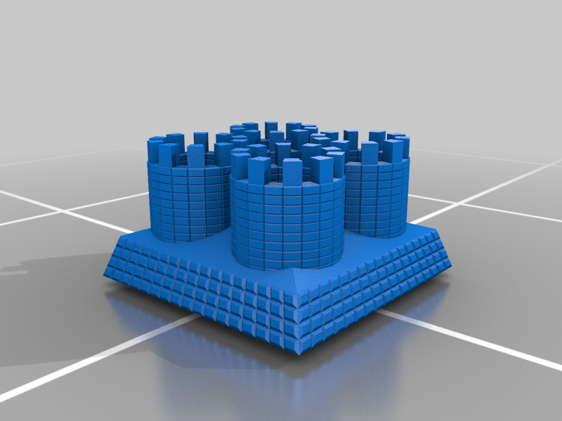 Free 3D file Flying castle dnd mini 🏰・3D printer design to download・Cults