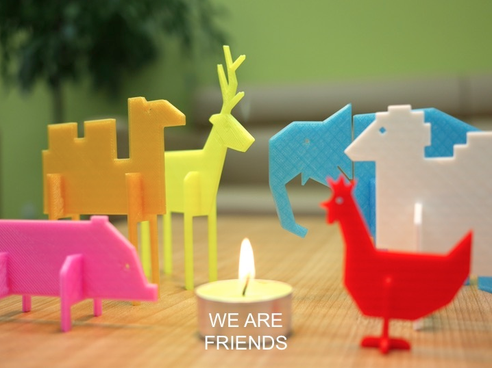Free STL file Simple animals 🐪 ・3D printer model to download・Cults