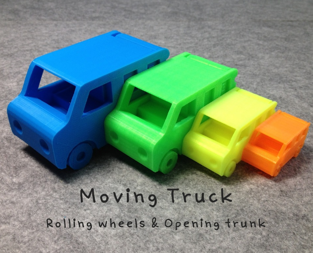 🚚 Moving Truck・Free STL File for ・Cults