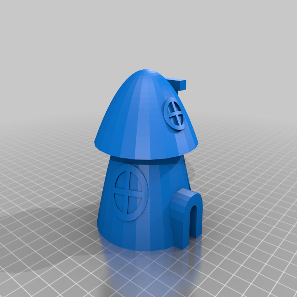 Free STL file Tinkercad House 7 Mushroom 🏠 ・3D print design to download ...