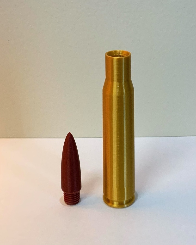 Free STL file Replica .50 BMG Bullet (Screw Together) 🪞 ・Object to ...