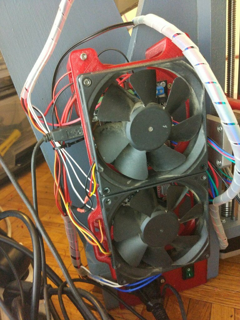 Free 3D file (Open files) Case light / 2 fan for mks gen 1.4 🧞‍♂️ ...