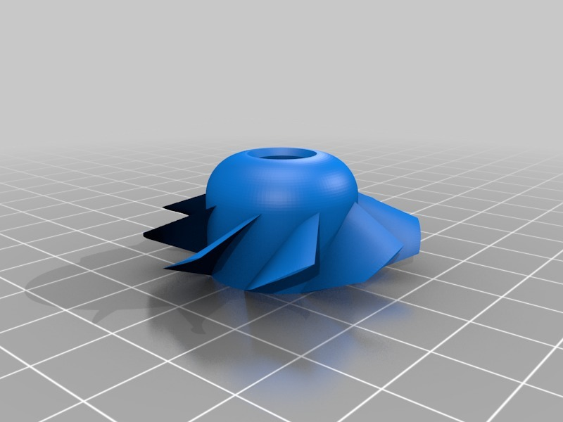 3D file EDF Rotor 69mm 9 Blades cw 🚁 ・Model to download and 3D print・Cults