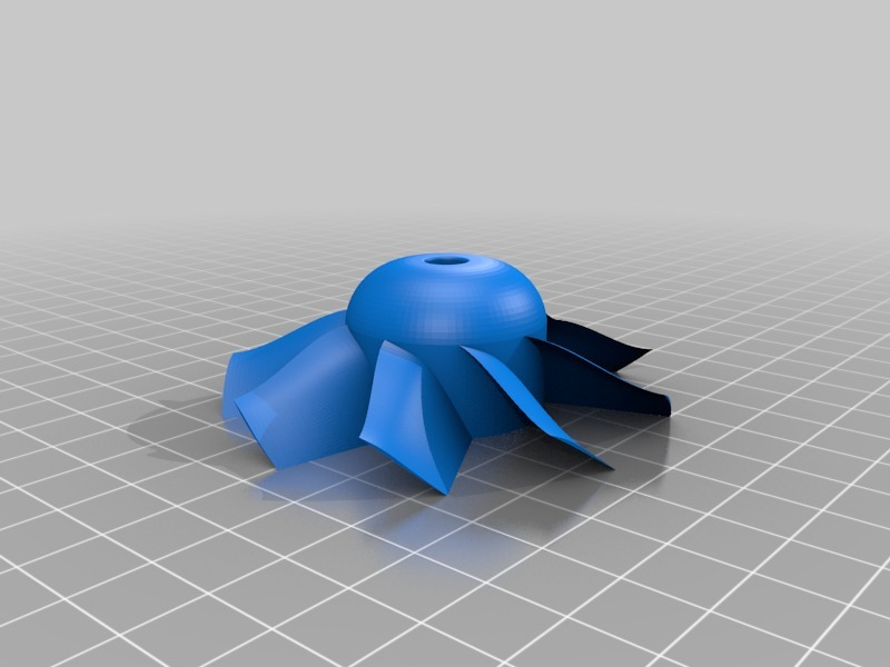 3D file EDF Rotor 69mm 9 Blades cw 🚁 ・Model to download and 3D print・Cults