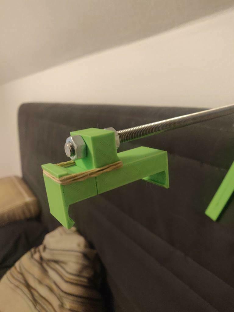 3D file phone holder, for 8mm rod 📞 ・3D printable model to download・Cults