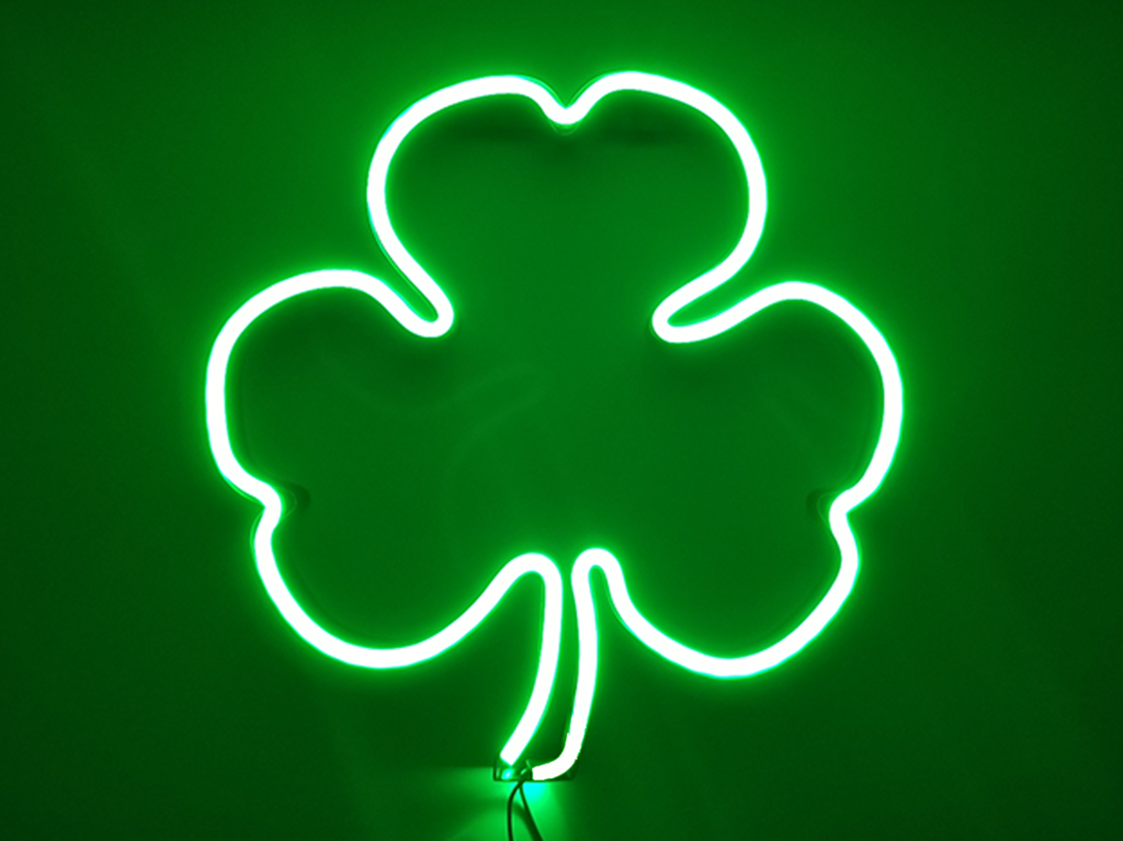 Archivo 3D gratis Minimalista Trébol LED Neon Sign - St. Patrick's Day ...