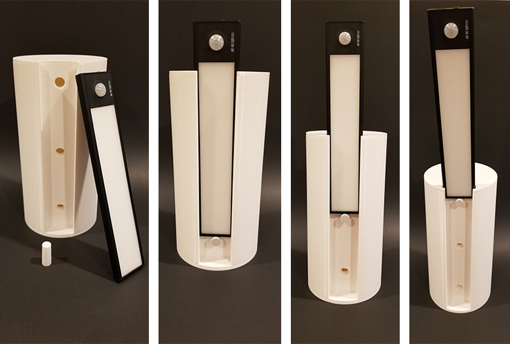 Free 3D file Simple LED Light Bar Enclosure/Stand 📷・3D printer design ...