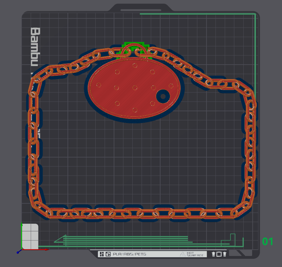 Free 3D file BLING in the New Year - Novelty Gold Chain 🆕・Template to ...