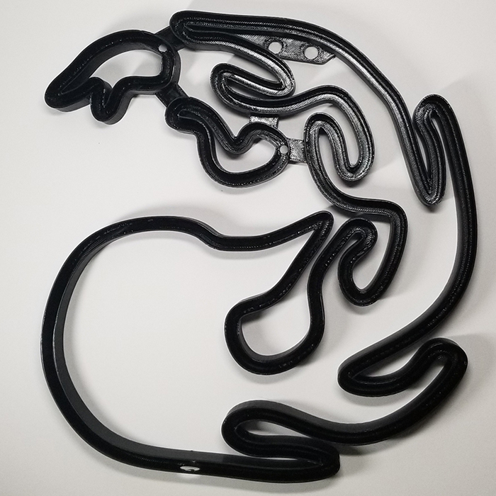 ⛰️ MTG Mountain Neon Sign Magic the Gathering LED・Free 3D File for ・Cults