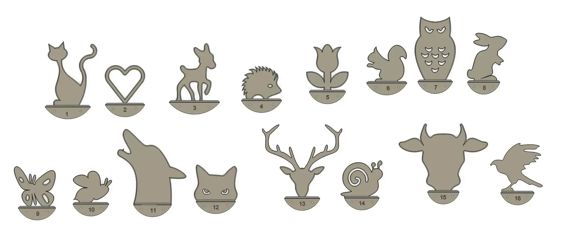 Free 3D file fence head motifs 🧞‍♂️ ・3D printer design to download・Cults