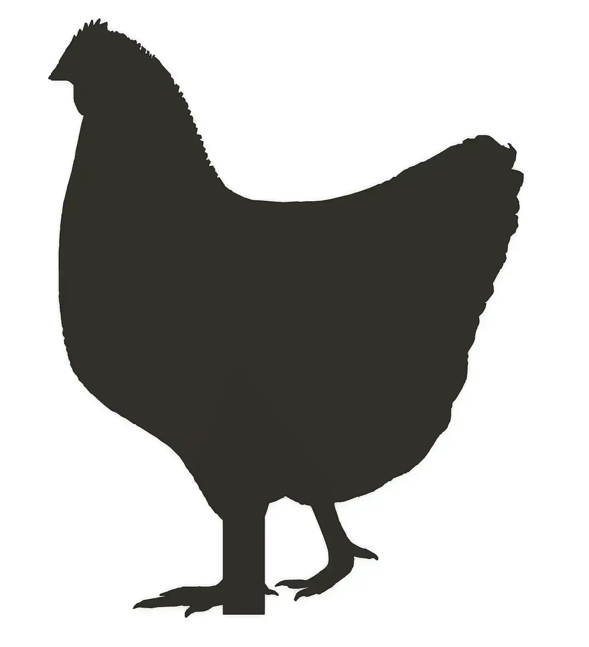 Free 3D file chicken silhouettes for the garden 🐔 ・Model to download ...