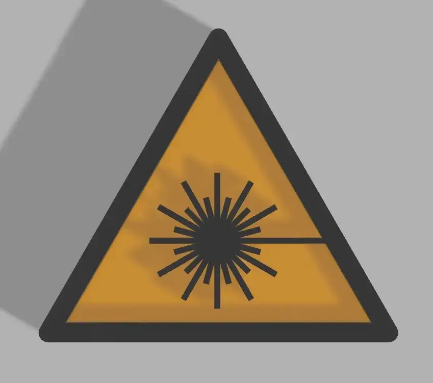 Free 3D file ISO 7010 W004 ⚠️ ・3D printable model to download・Cults