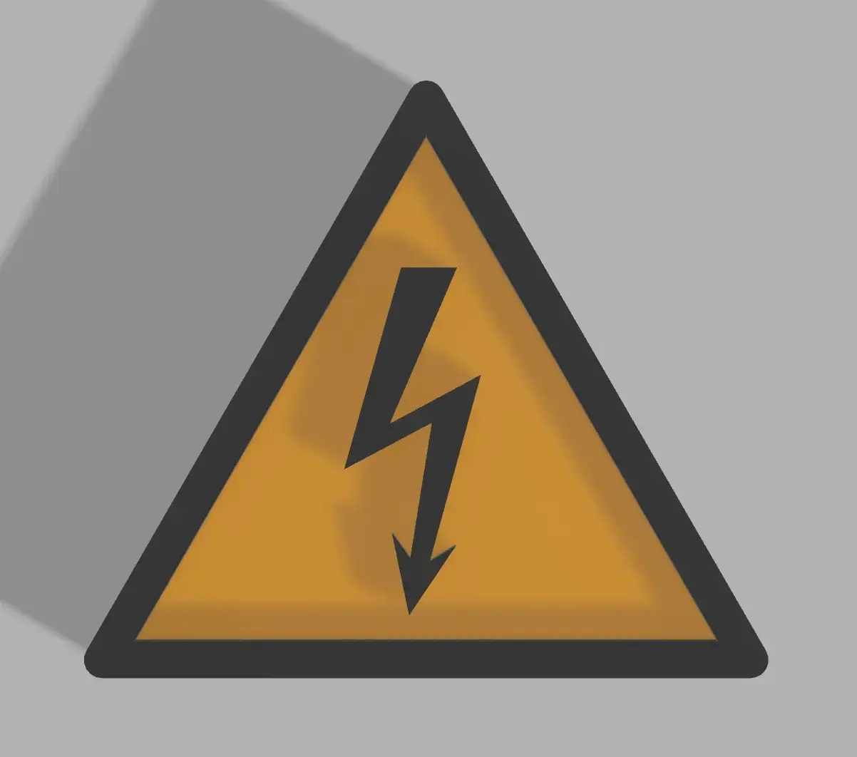 Fichier 3D gratuit ISO 7010 W012 🧞‍♂️ ・Modèle imprimable en 3D à ...