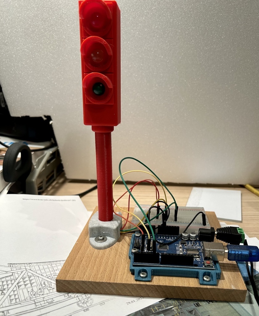 🚦 Traffic Light (Ampel)・Free STL File for 3D printing・Cults