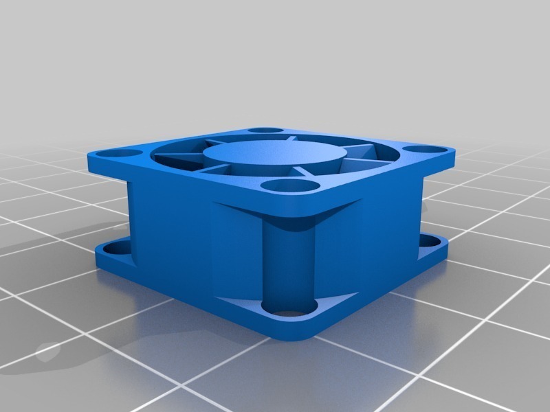 Free 3D file OpenSCAD 25mm x 10mm fan model 🎭 ・3D printable design to ...