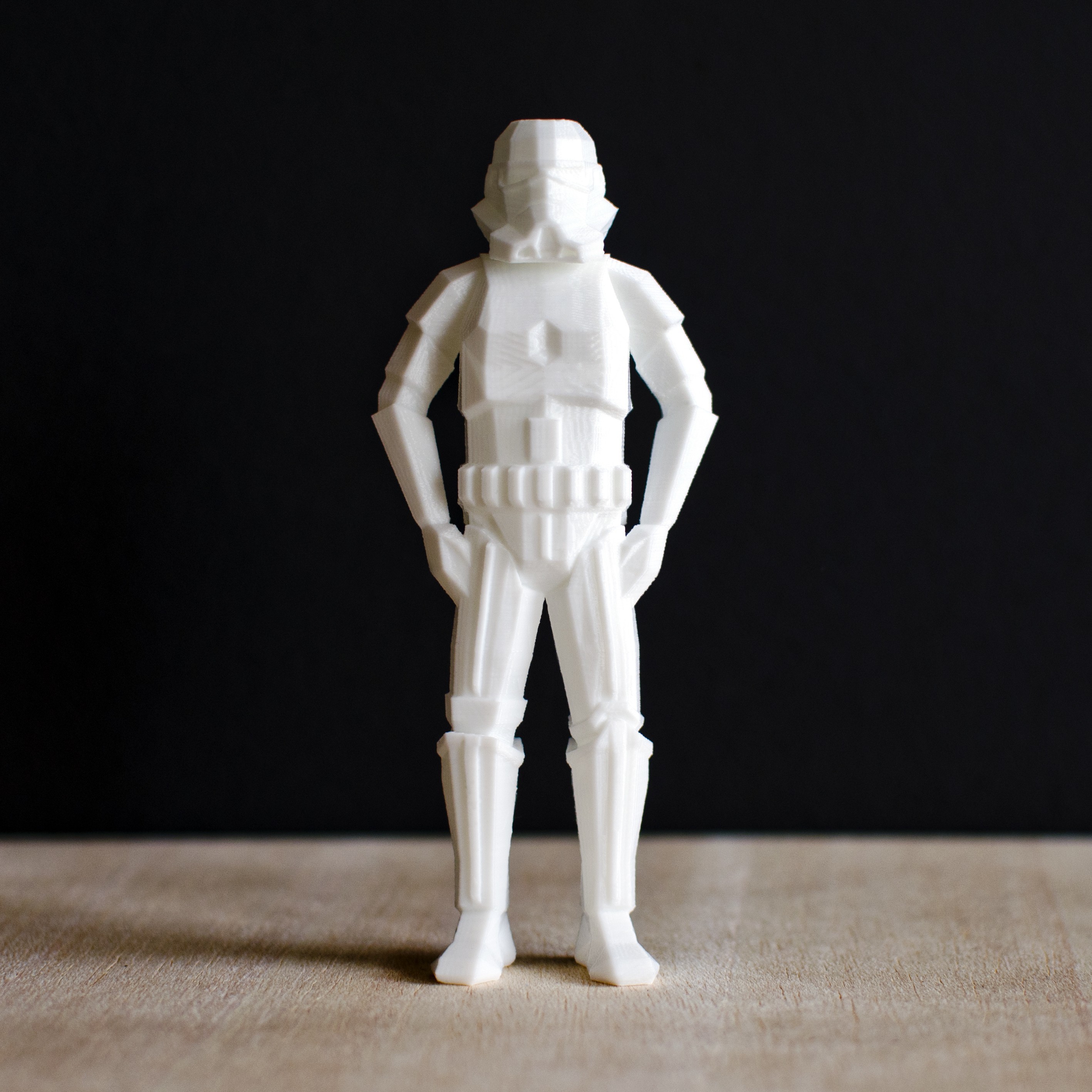 Impresión 3D Low-Poly Stormtrooper • Hecho con una impresora 3D BCN3D ...